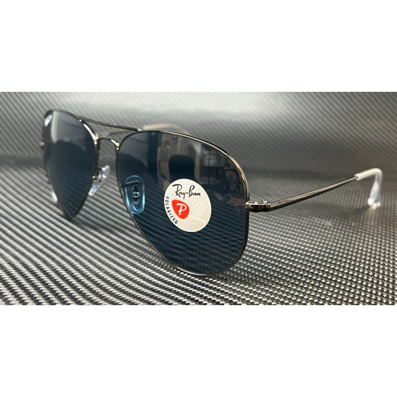 Ray BAN RB3689 004 S2 Gunmetal Aviator 62 mm แว่นกันแดด Unisex | Shopee ...