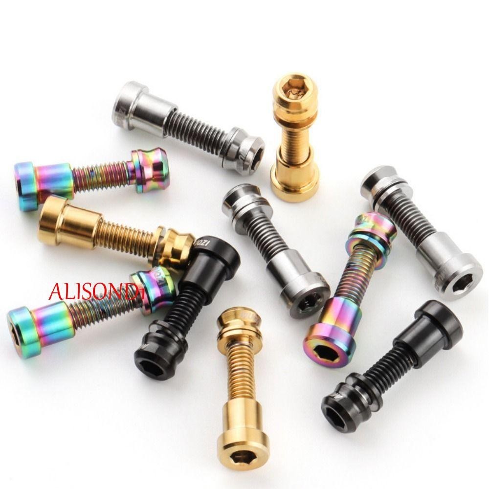 Alisond1 จักรยาน Stem Fixing Nut, อลูมิเนียม M5*17 มม.จักรยาน Handlebar ...