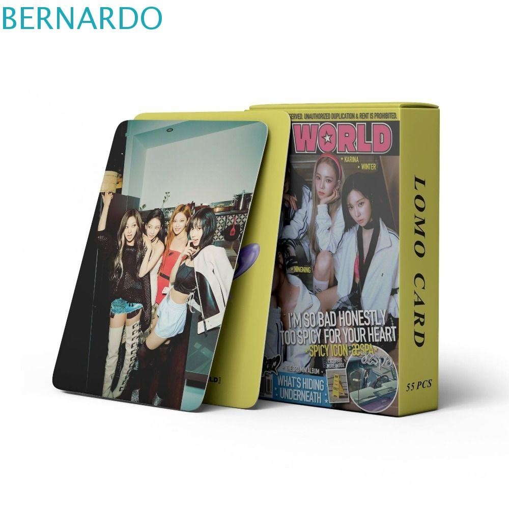 Bernardo 55 ชิ้น/เซ็ต Idol Singer Photocard, KARINA Armageddon Aespa Drama Lomo Cards, Idol ...