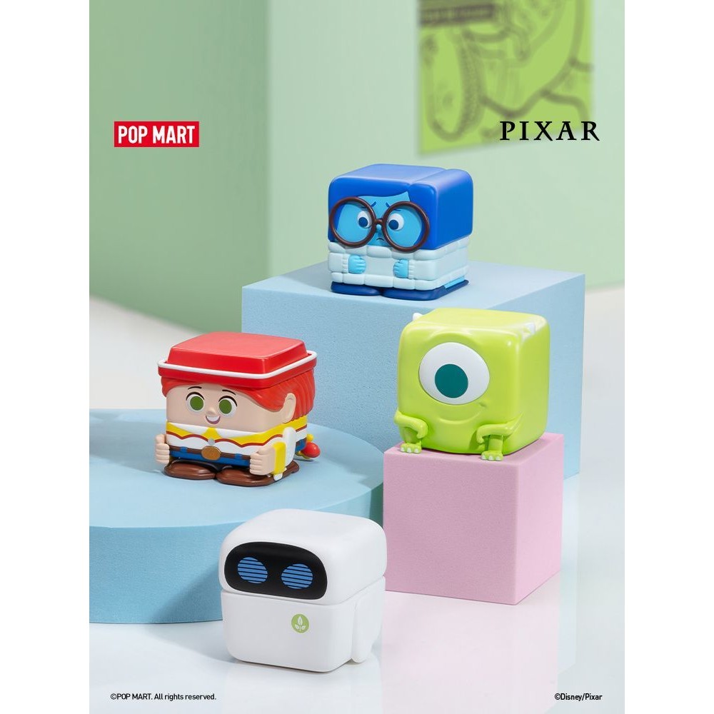P POPMART POPMART Disney/Pixar POP CUBE-2 Series กล่องปริศนาฟิกเกอร์ ...