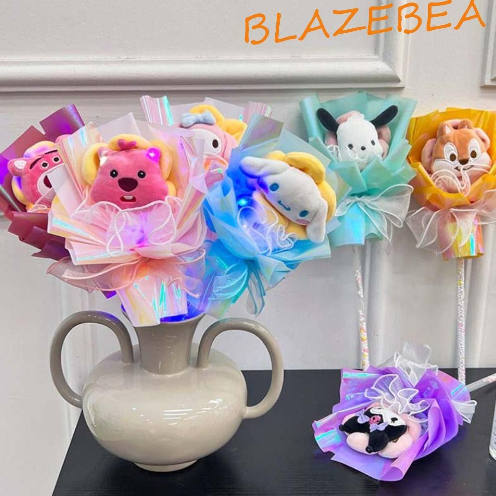 Blazebea ช่อดอกไม้ตุ๊กตา My Melody Cinnamoroll ช่อดอกไม้ของเล่นตุ๊กตา, น่ารัก Pochacco Kuromi ...