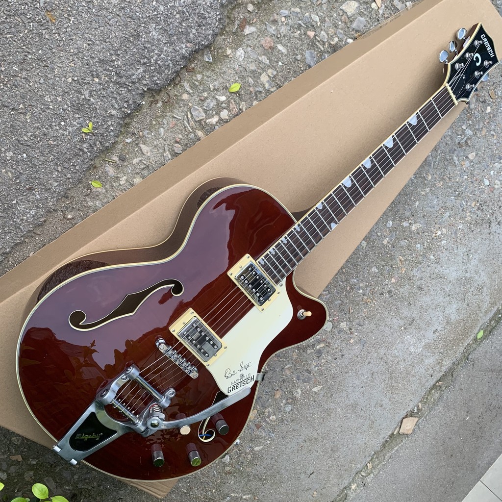 Custom Gretsch 6120 Eddie Cochran Hollow Body กีตาร์ไฟฟ้า Professional ...
