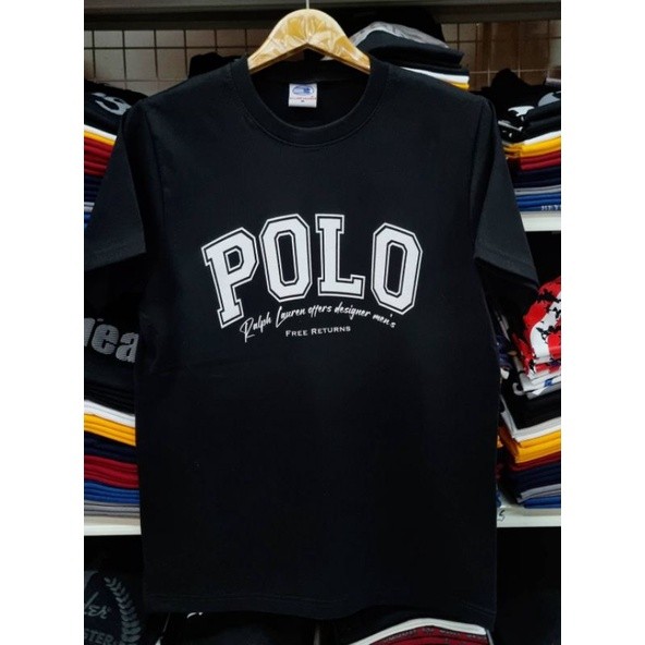 (จัดส่งตลอด 24 ชั่วโมง)HY trendy "POLO" เสื้อยืดสกรีนลายโปโล แขนสั้น ...