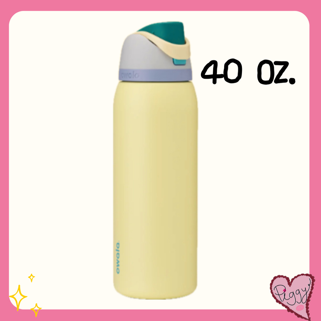 [พร้อมส่งในไทย🇹🇭]Owala ☀️ Sunny Daze 40 oz FreeSip โอวาล่า กระติกน้ำ ...