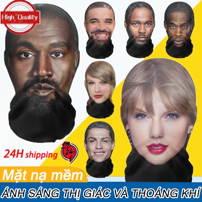 ซีรีส์คนดัง - J97/CR7 Venom 3D Full Face Mask จําลองตัวละครตลกหมวก ...