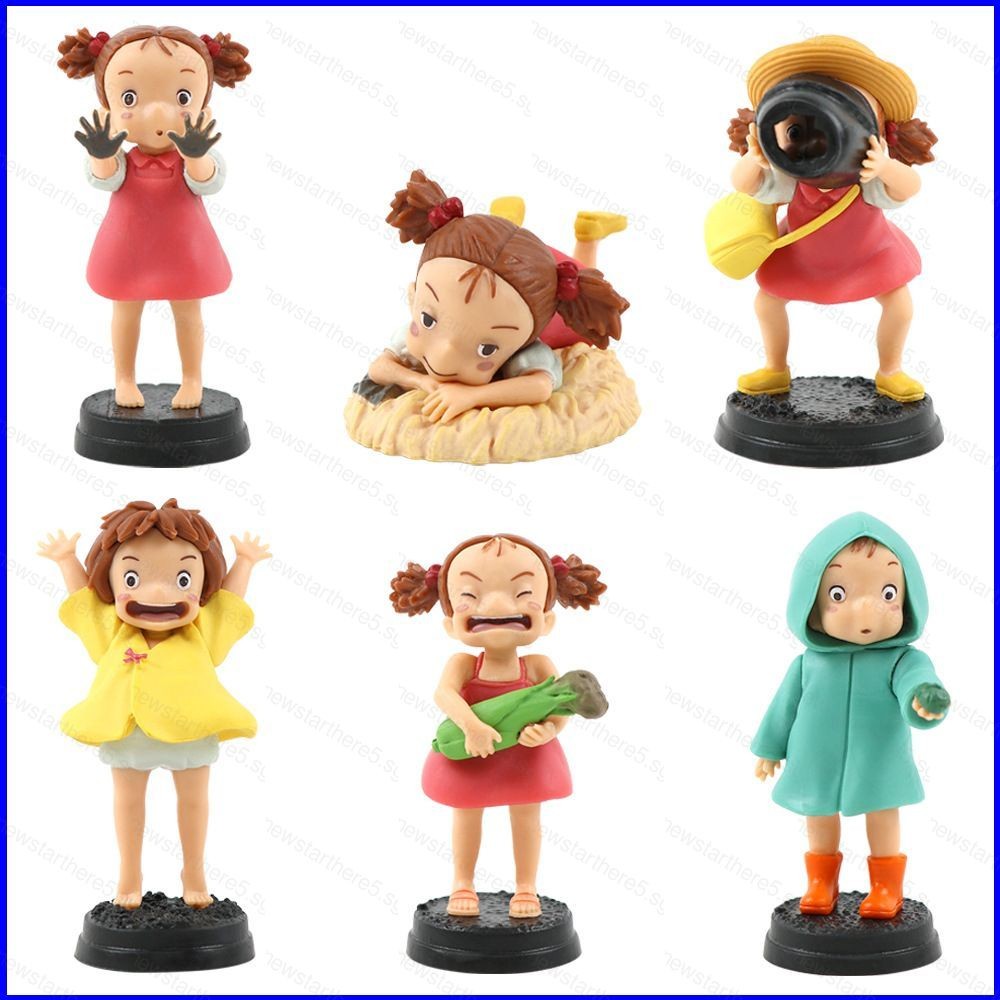 New5 6pcs Ponyo บน Cliff Action Figure Sousuke Ponyo น่ารัก scenario ...