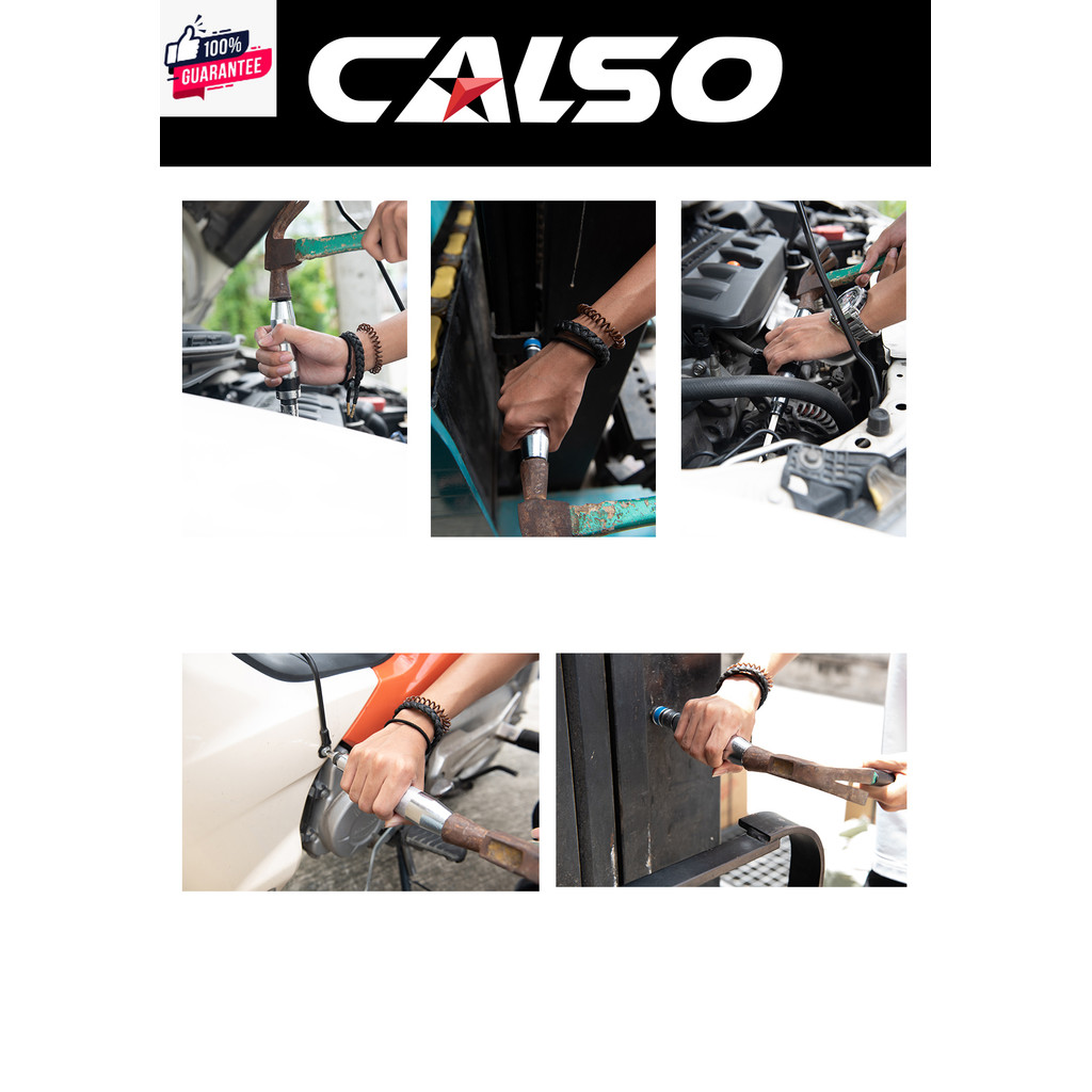 CALSO ไขควงตอกกระแทก พร้อมดอกไขควง 15 ดอก เกรดเหล็ก CRV แท้ ใช้ขันน็อต-คลายน็อต สกูร ที่ขันแน่น ...