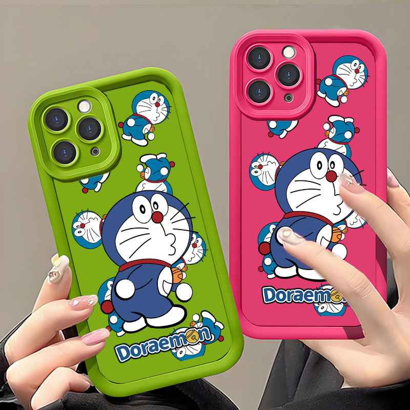 เคส Realme C63 C65 C61 13 PRO PLUS 5G 12X 5G 12 PRO+ 5G GT 6T 6 5G Y011Y Doraemon Luxury Macaron ...