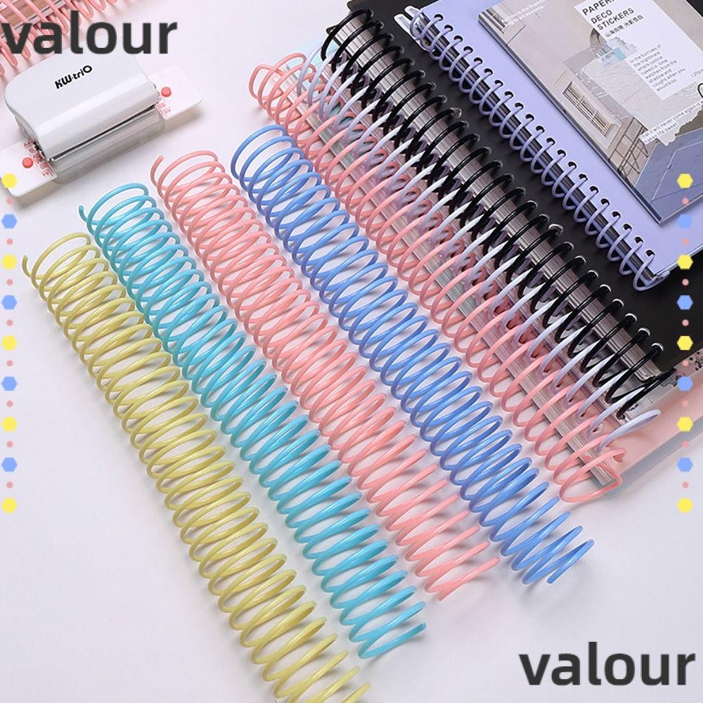 Valour 5PCS Loose-leaf Binding Strip, เส้นผ่านศูนย์กลางเกลียว 16/35 มม.หลวม-leaf Binding Coils ...