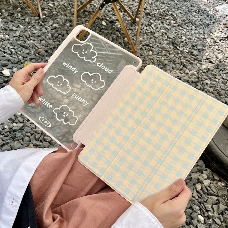 Ins Cloud ipad เคสป้องกันแท็บเล็ต Apple พร้อมช่องเสียบปากกาอะคริลิค 9th ... Ins Cloud ipad เคสป้องกันแท็บเล็ต Apple พร้อมช่องเสียบปากกาอะคริลิค 9th ...