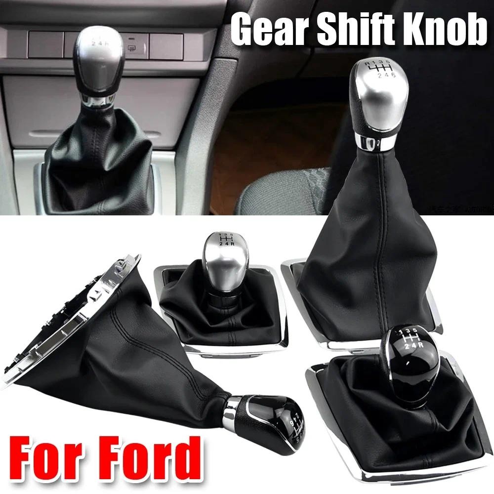 เกียร์ Shifter Knob Lever คู่มือ 5 6 ความเร็วสําหรับ Ford Focus 2 MK2 ...