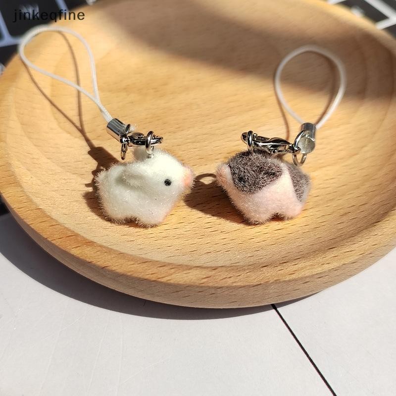 KTH Resin Flocking Mini Pig พวงกุญแจ ของขวัญน่ารักสำหรับเพื่อน พร้อมใช้ ...