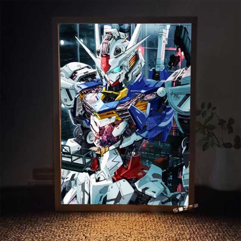 Mobility Warrior Gundam Lights จิตรกรรม Gundam Mirror จิ๊กซอว์ไฟกลางคืน ...