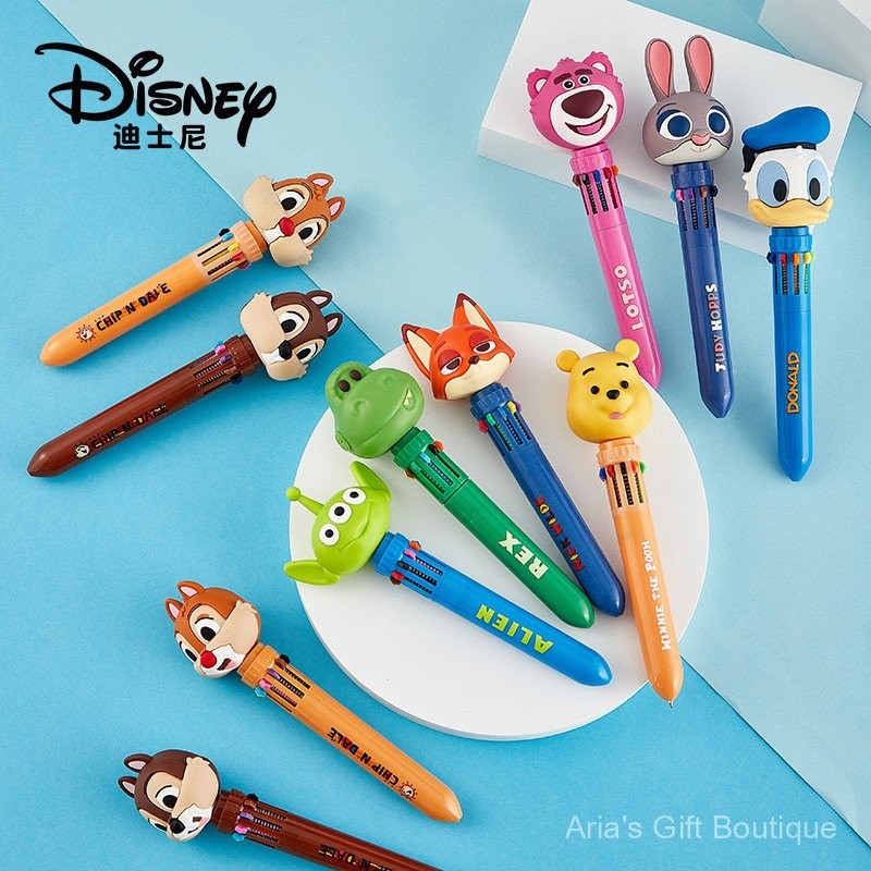 [Aria] Disney Crazy Animal City ปากกาลูกลื่นหลากสีน่ารัก Judy Nick ปาก ...