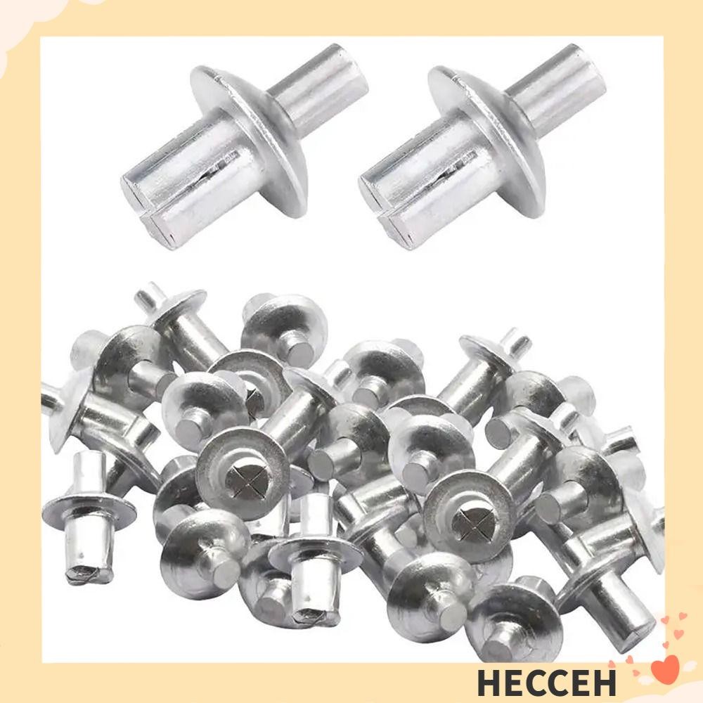 HECCEH 10/20/50/100 ชิ้นขยาย Rivets, ค้อนไดรฟ์หัวกระทบแตะสกรูขยาย, อลูมิเนียม Core Fasteners ...