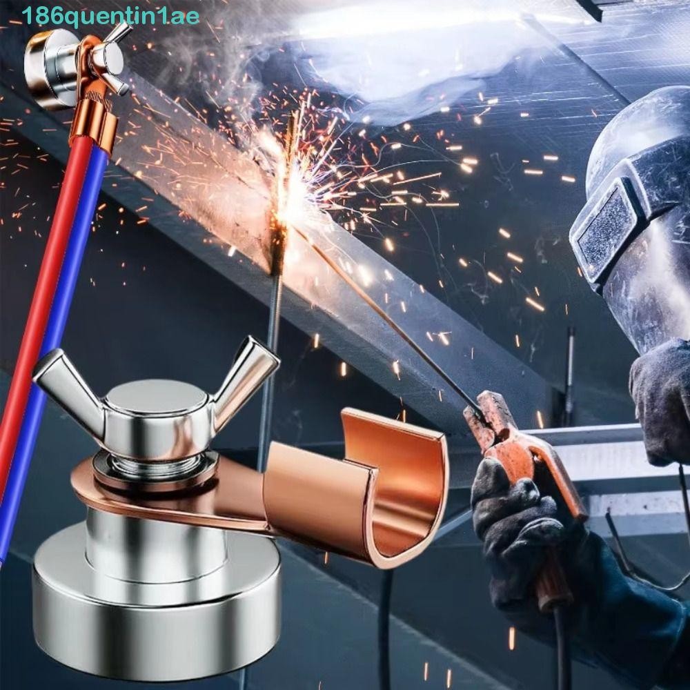QHENTIN1AE เชื่อม Grounding Clamp, Strong Magnetic Single Head Magnetic ...