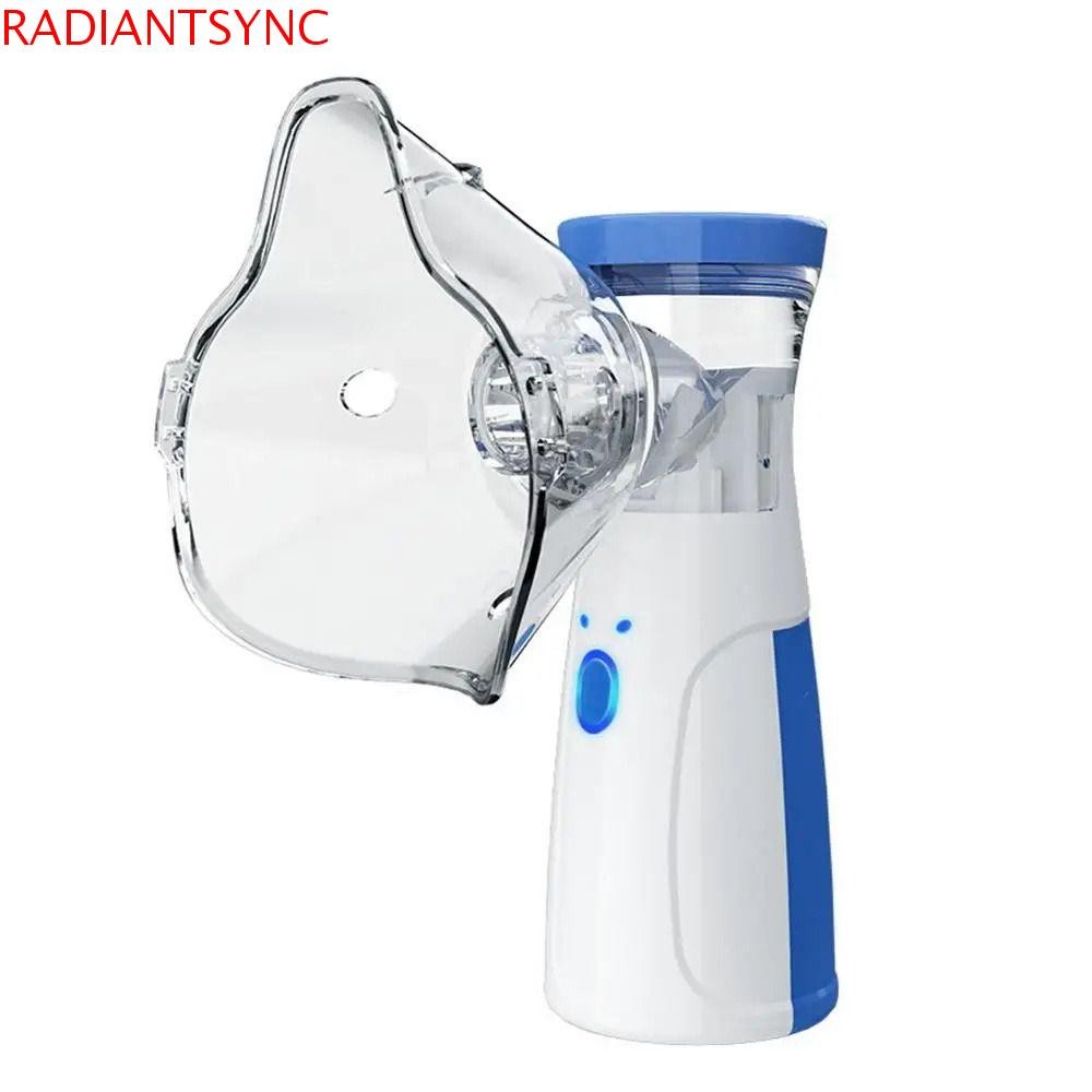 RADIANTSYNC Oral Atomizer, Silent Mesh Handheld Nebulizer, แบบพกพา Ultrasonic Safety Saving ...