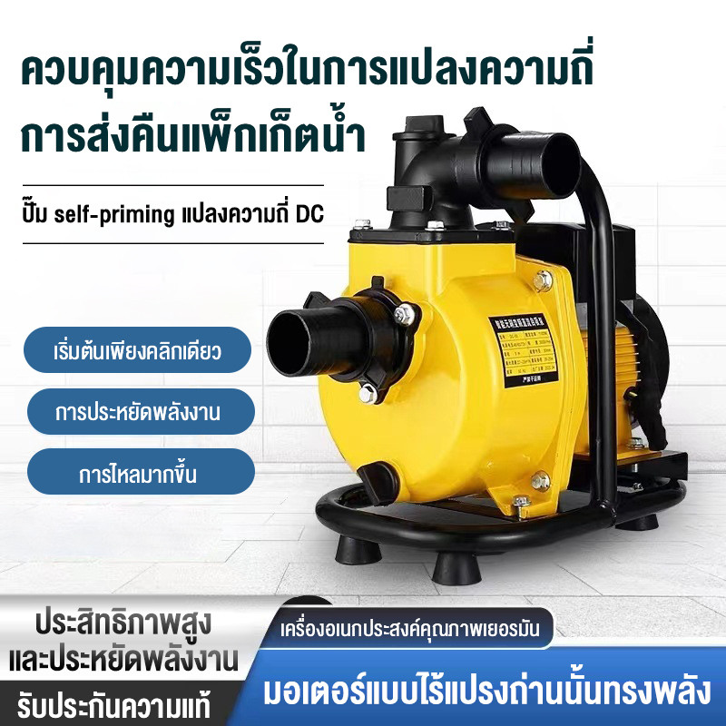 ปั๊มน้ำหอยโข่งโซล่าเซลล์ Solar Water Pump 3000W 2นิ้ว/3นิ้ว 145Vmax DC ...