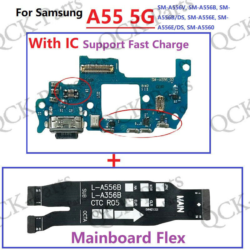 พร้อม IC USB Board Charger แท่นชาร์จพอร์ตขั้วต่อ Flex Cable สําหรับ ...