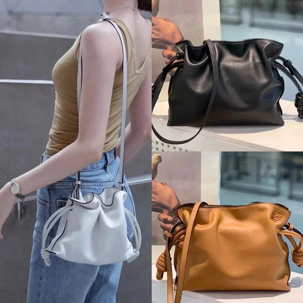 LOEWE LOEWE Drawstring End Clutch mini Small Lucky Bag Shoulder ...