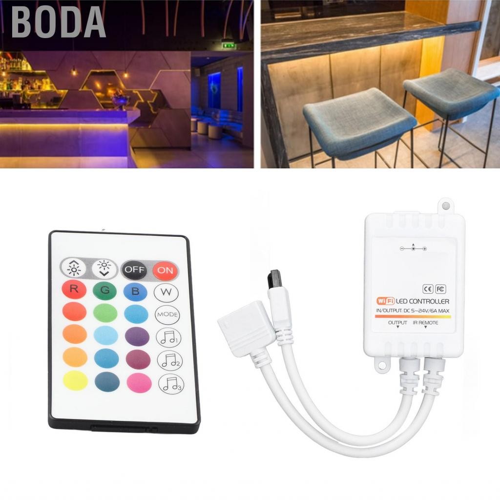 Boda Boda-th Haofy LED Music Controller 24 Keys 4/5 PINS ซิงค์กับแอพ ...