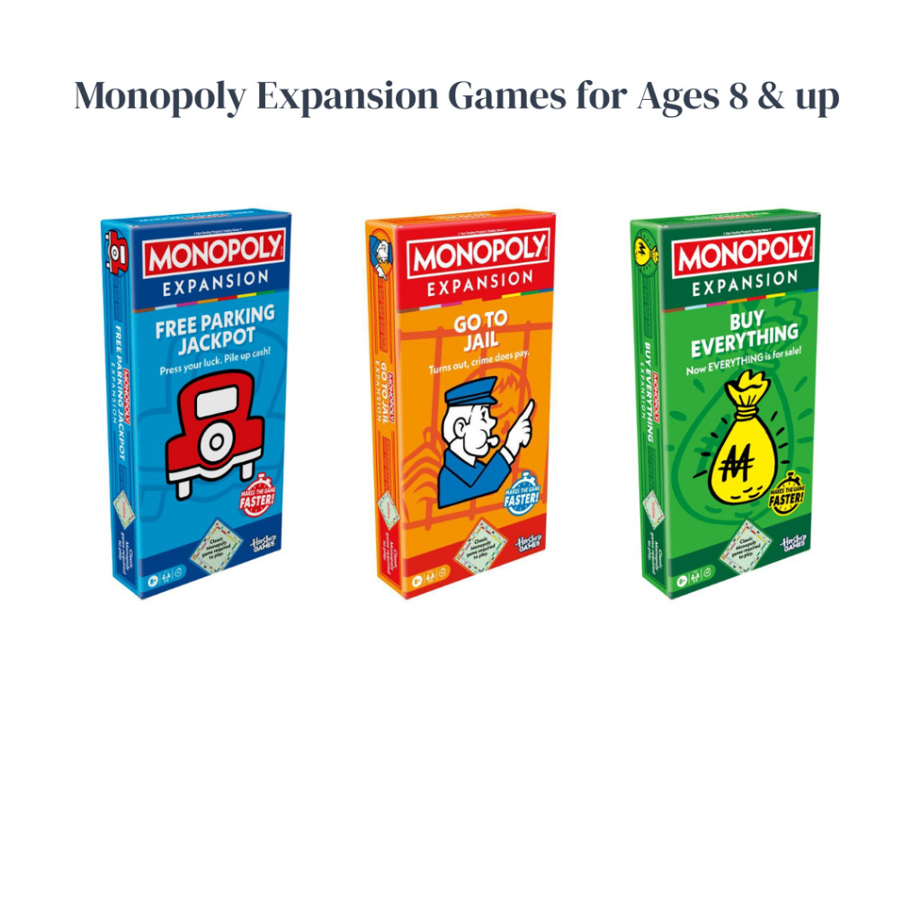 เกมกระดานขยาย Monopoly – Add-On สําหรับเด็กอายุ 8 ปีขึ้นไป Requires ...