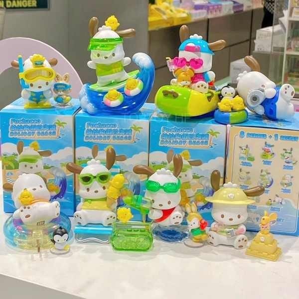 Pacha Dog Holiday Beach Blind Box Sanrio Tide Play ตุ๊กตาตุ๊กตารูป ...