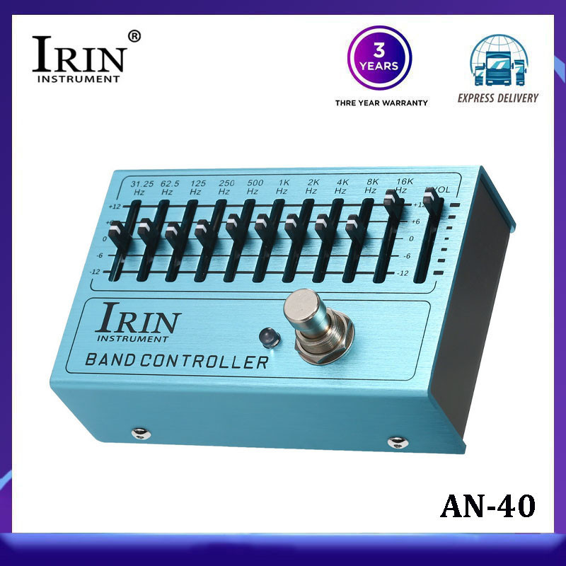 Irin AN-40 10-BAND EQ กีตาร์เหยียบมินิกีตาร์ Equalizer พร้อม True ...