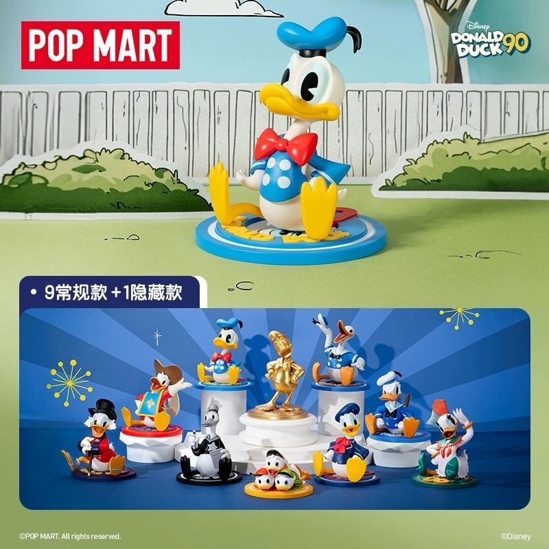 Popmart Pop Mart Disney Donald Duck 90 Th Anniversary Blind Box ของแท้ ...