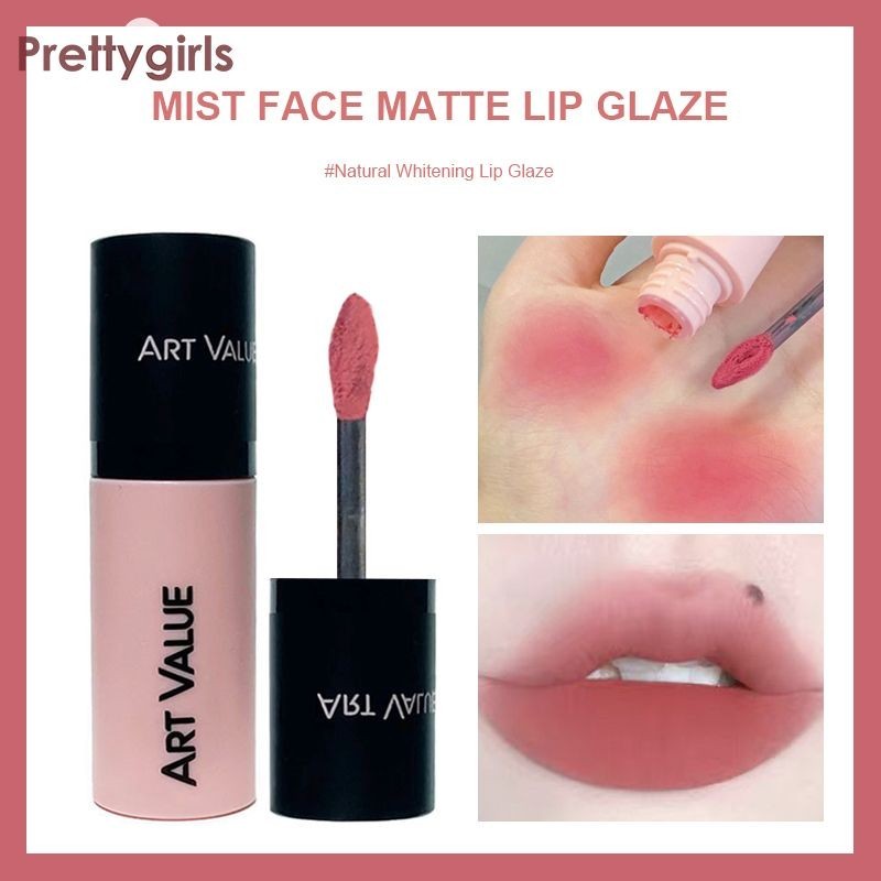 PY.thvet Soft Lip Mud Mist Face Matte Lip Glaze Natural Whitening Lip ...