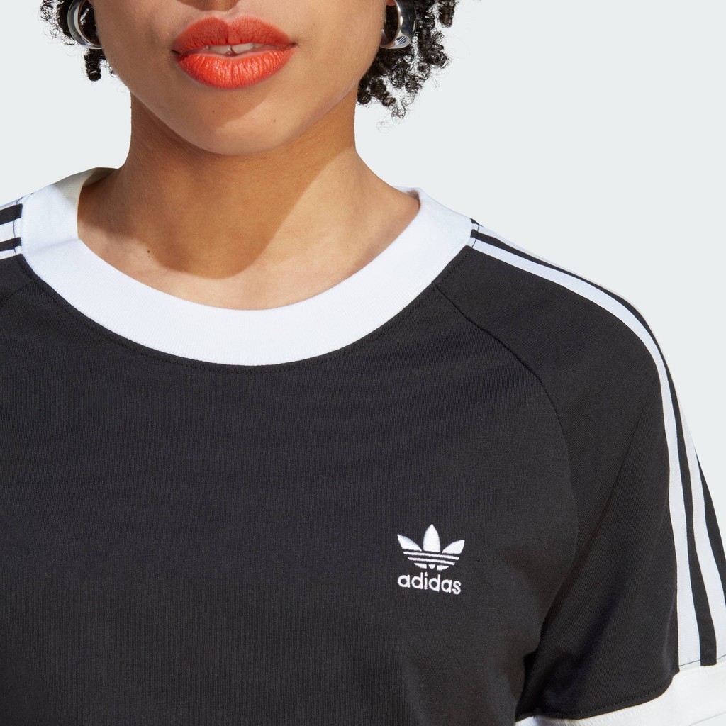 adidas Lifestyle Adicolor Classics Slim 3-Stripes Tee Women Multicolor ...