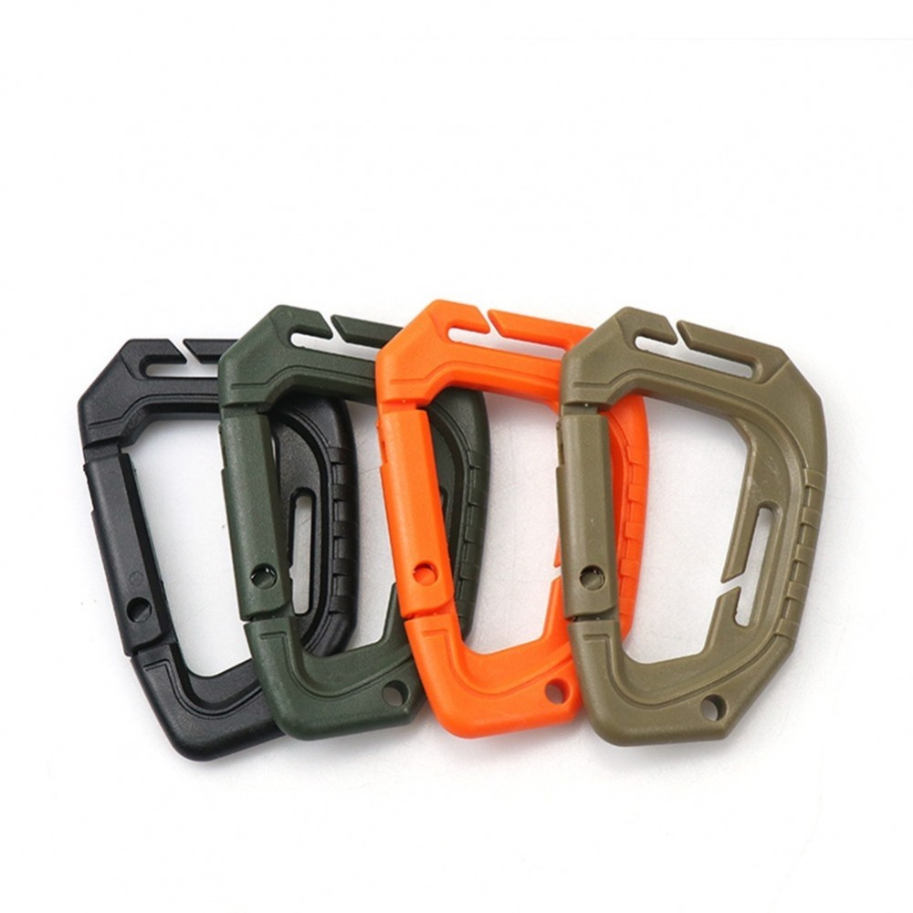 ทนทาน Carabiner D-type Hook Molle Quick Hook POM พลาสติกกระเป๋าเป้สะพาย ...