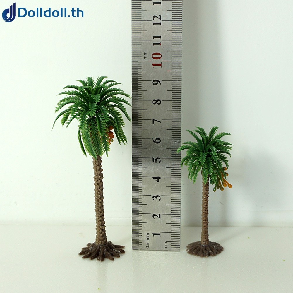 [Dolldoll 0904] 10X Model Trees Palm Scale Tree Coconut Palm Rainforest ...