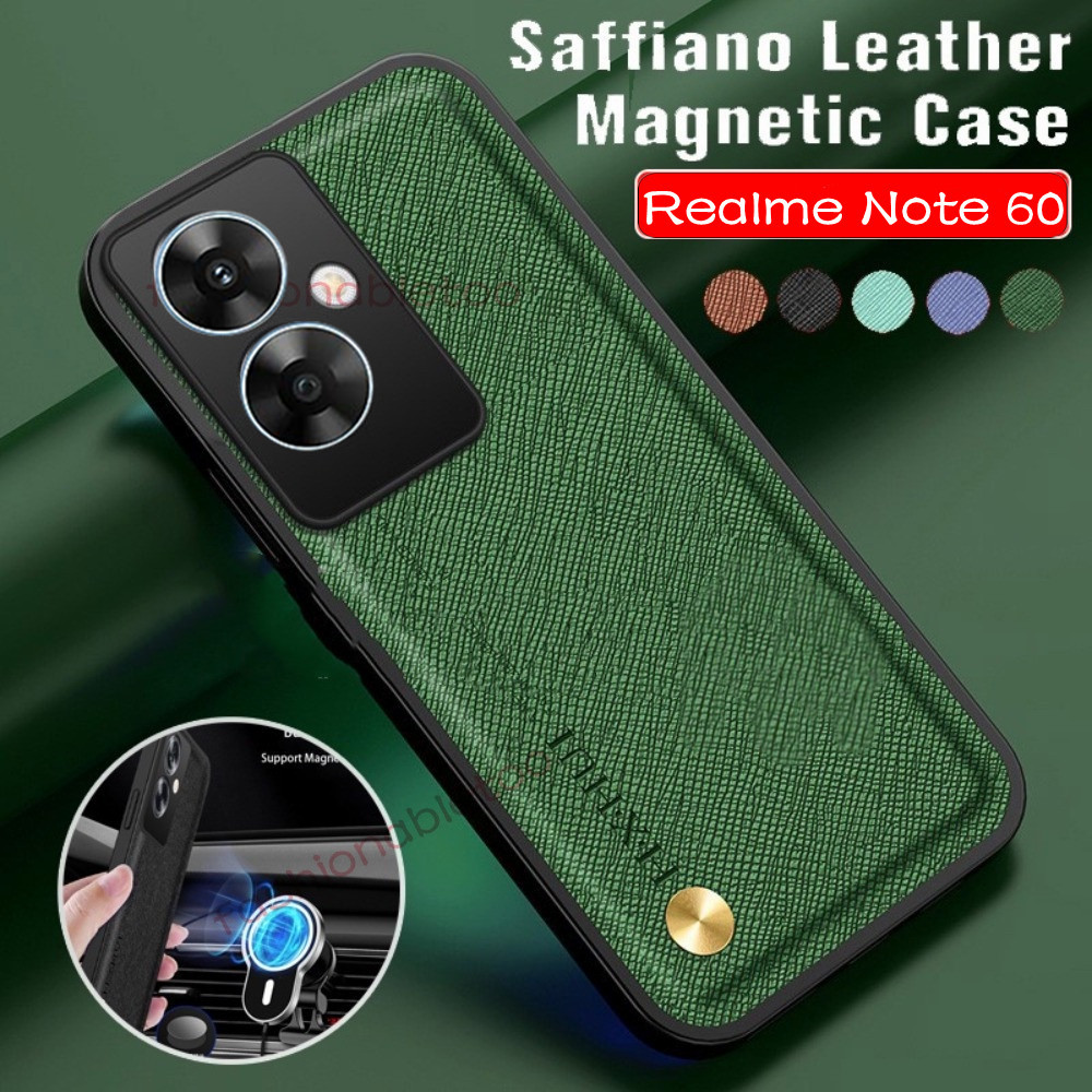 หนัง PU Texture เคสโทรศัพท์สําหรับ Realme หมายเหตุ 60 X 50 6 0 X 5 0 ...
