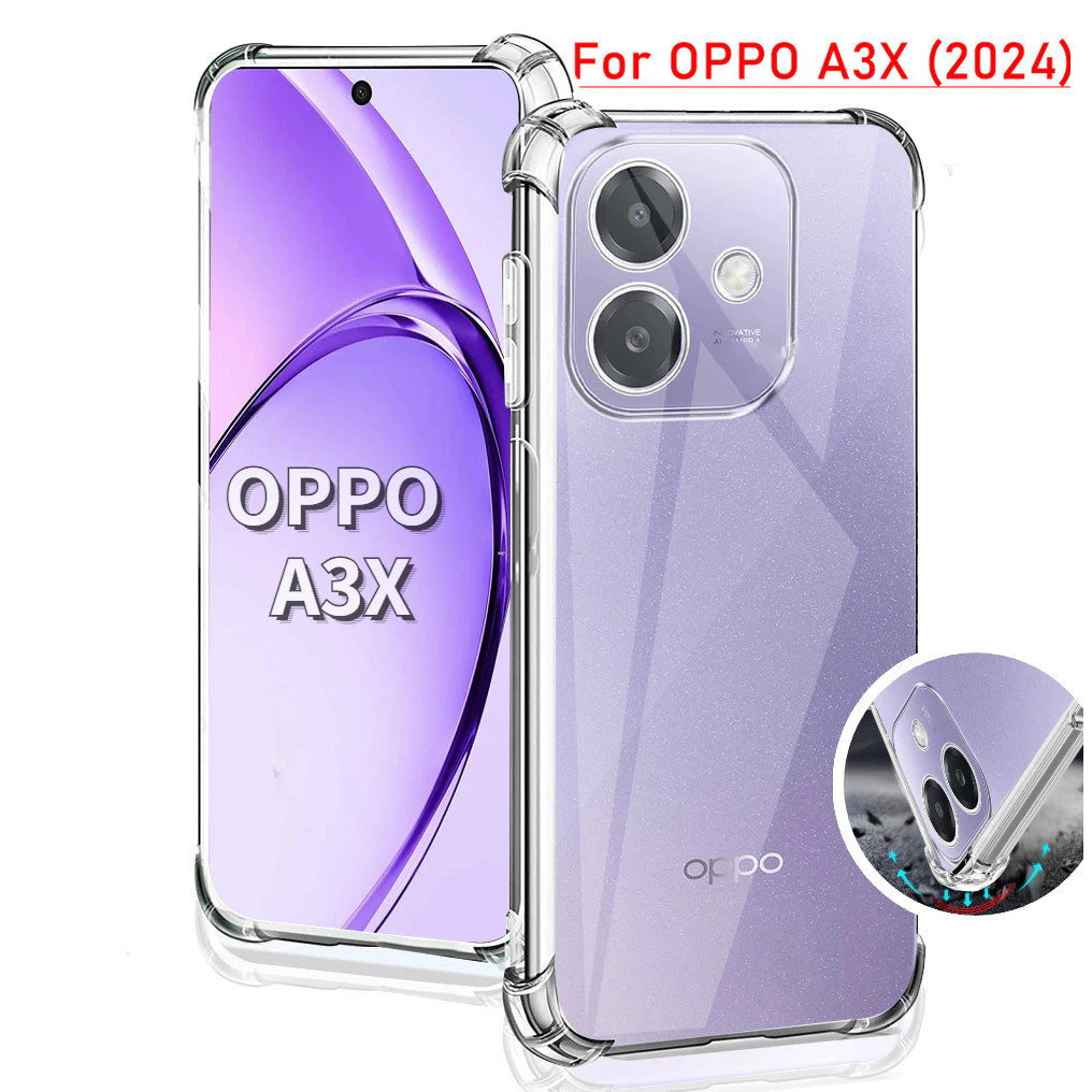 ตรงรุ่น A3X เคสใส🔥 เคสใสกันกระแทก ใช้สำหรับ Oppo A3X ออปโป้ พร้อมส่ง ...