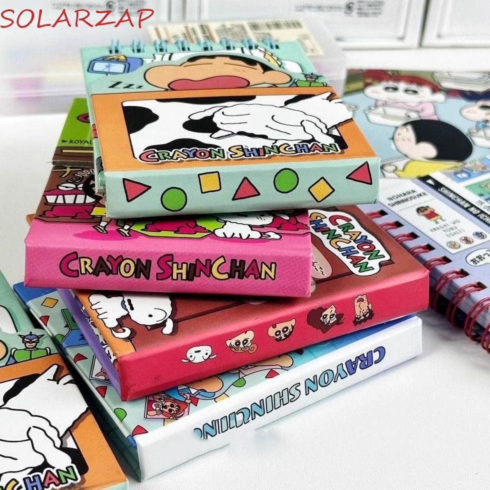 Solarzap Crayon Shin-chan Notepad, Mini Portable Kawaii Shin-chan ...