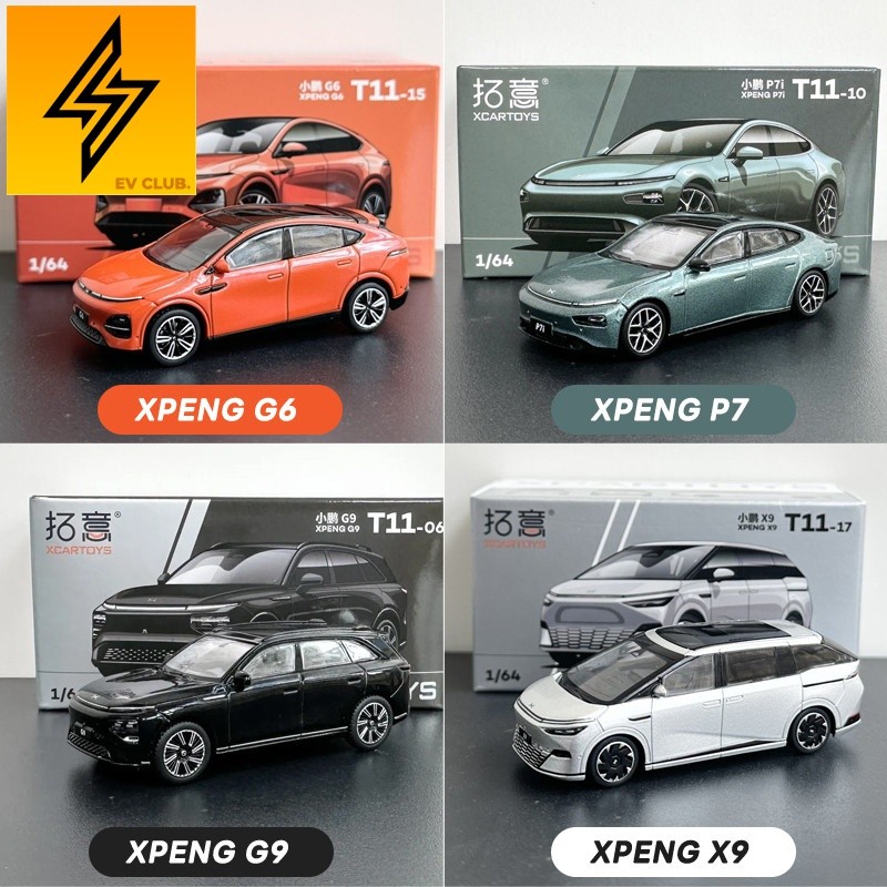 X xpeng G6 P7 G9 X9 รถรุ่น Xiaopeng รถรุ่น 1: 64 ขนาด Xiaopeng G9 G6 X9 Xiaopeng P7 P5 Series ...
