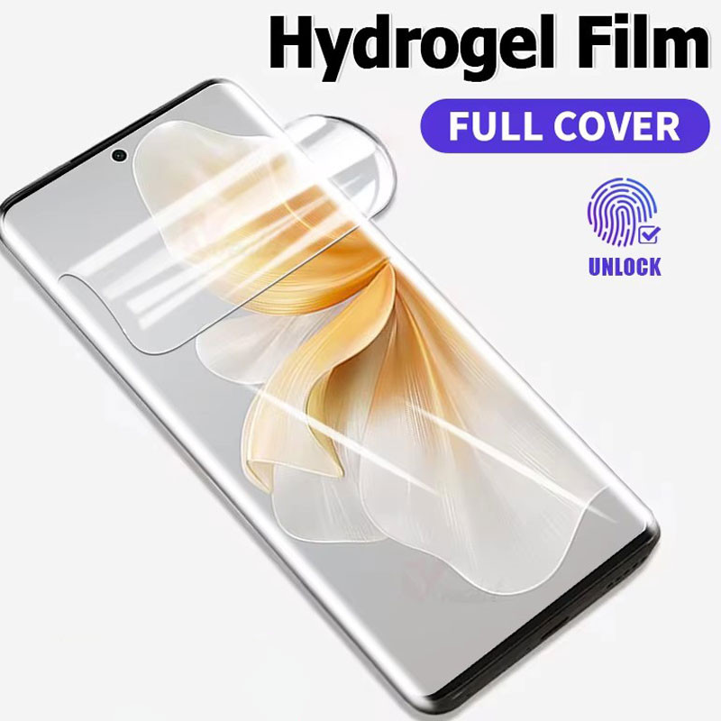 ฟิล์มไฮโดรเจล ป้องกันรอยหน้าจอ แบบเต็มจอ ด้านข้าง สำหรับ VIVO V50 V40 Lite V50E V40E V30E V29 ...