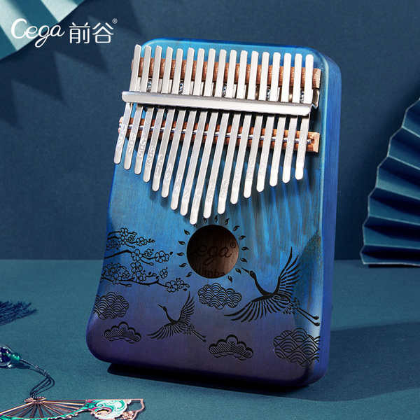 คาลิมบ้า กล่องดนตรี นิ้วหัวแม่มือเปียโน kalimba 17 โทนเบื้องต้นเปียโน ...