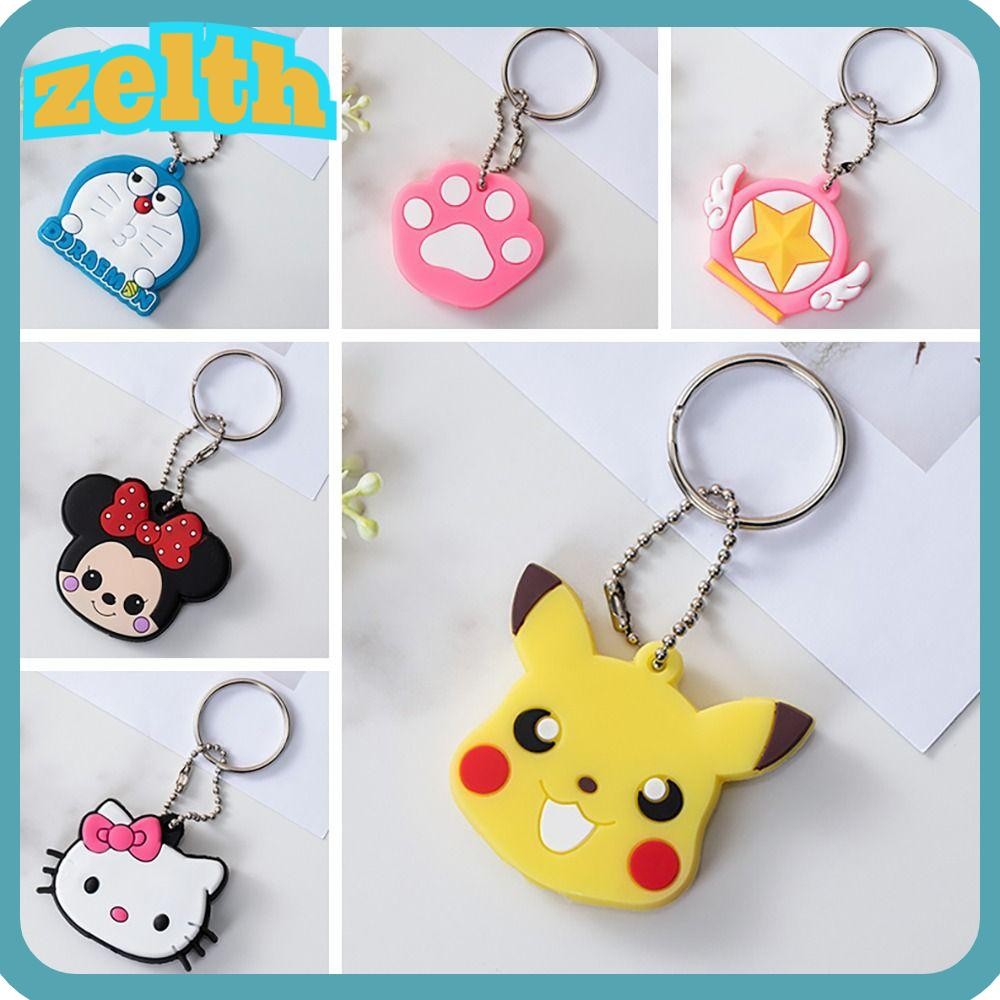 ฝาครอบป้องกันกุญแจ ZELTH พวงกุญแจ Hello Kitty Pikachu กุญแจโดราเอมอน ...