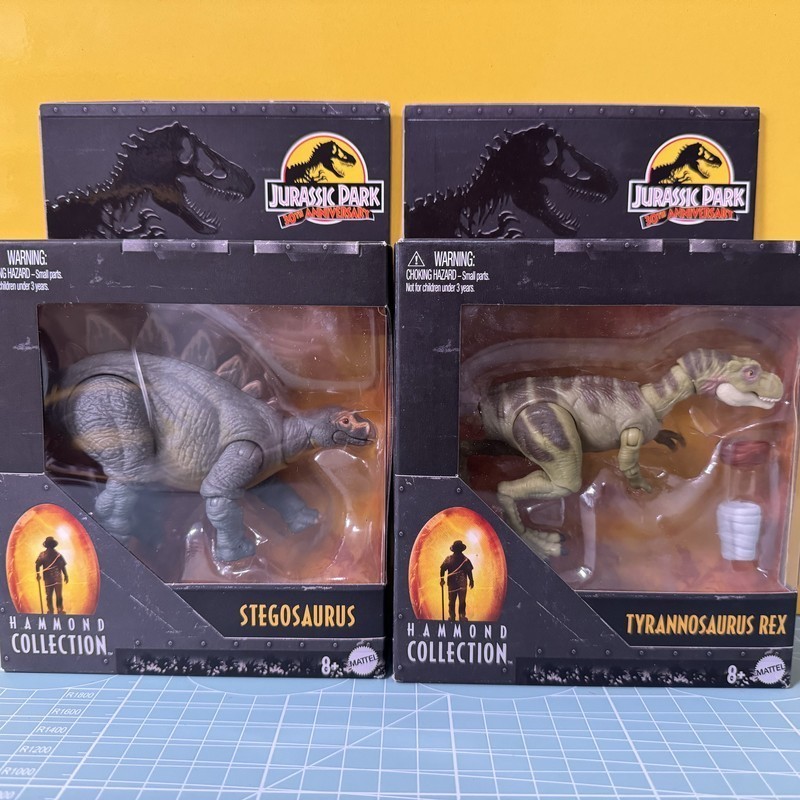 Mattel Jurassic Park Hammond Collection Public Raptor Bull Dragon มังกร ...
