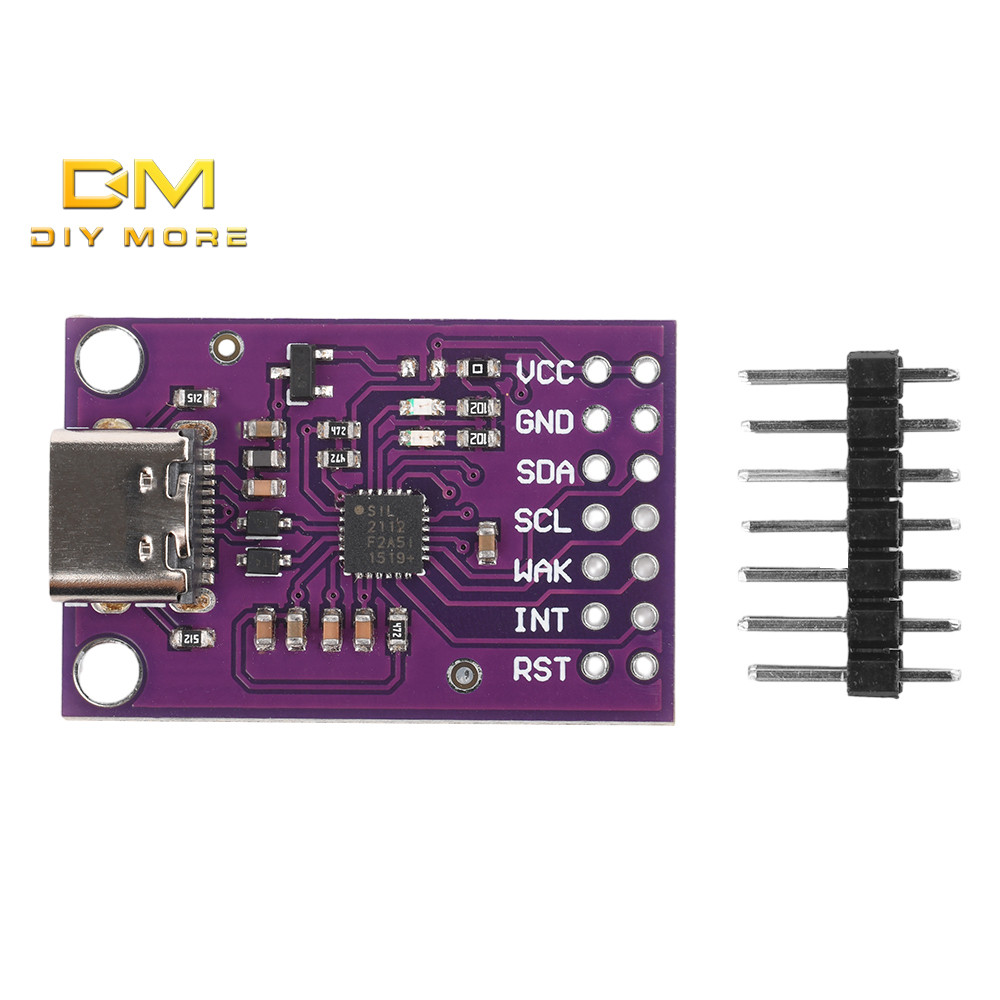 Diymore CP2112 โมดูล Usb ถึง Smbus/I2C Usb ถึง I2C โมดูลการสื่อสาร Ccs811 Debecting Board Type-C ...