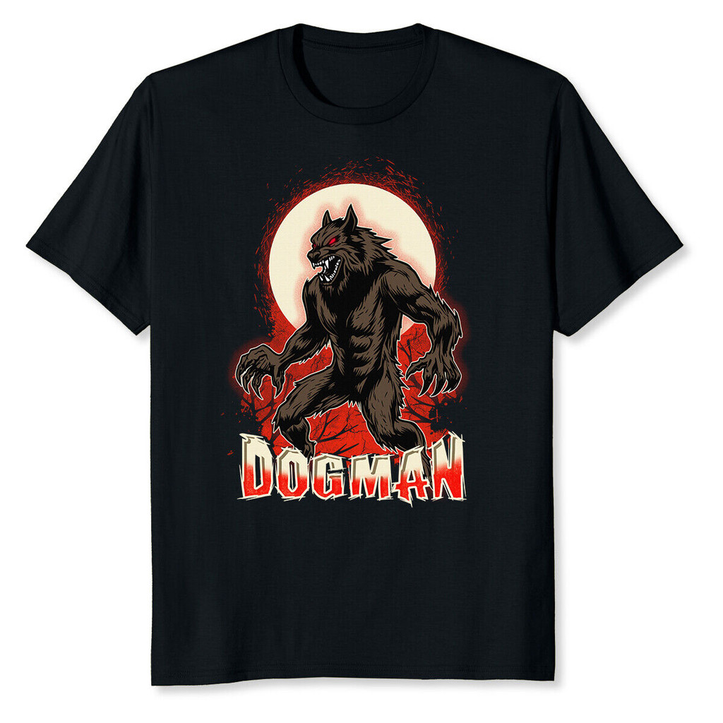เสื้อยืด New Limited Dogman Werewolf Supernatural Monster Folklore ...