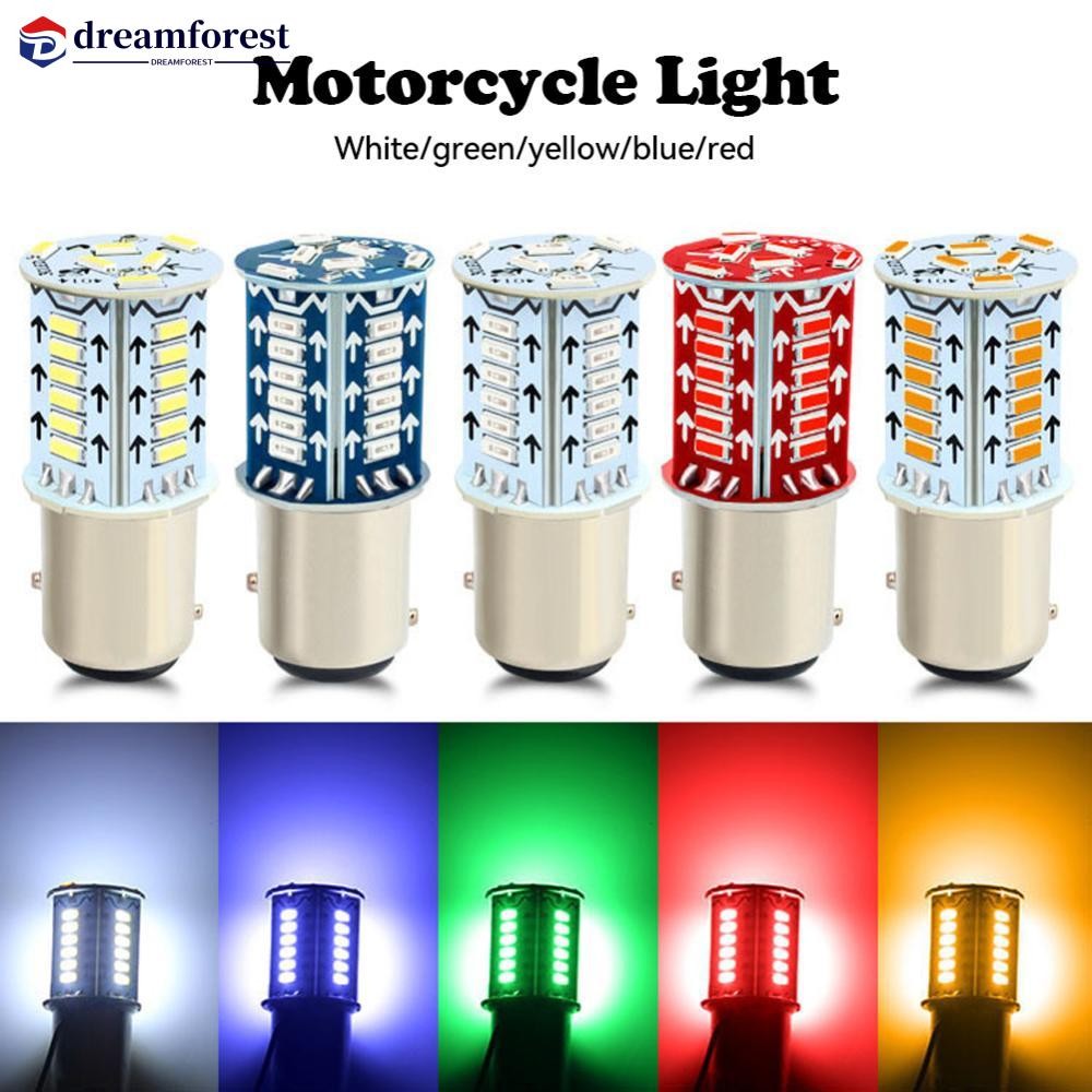 Dreamforest รถจักรยานยนต์ 1156 1157 12V LED มอเตอร์หลอดไฟไฟหน้า 30SMD ...