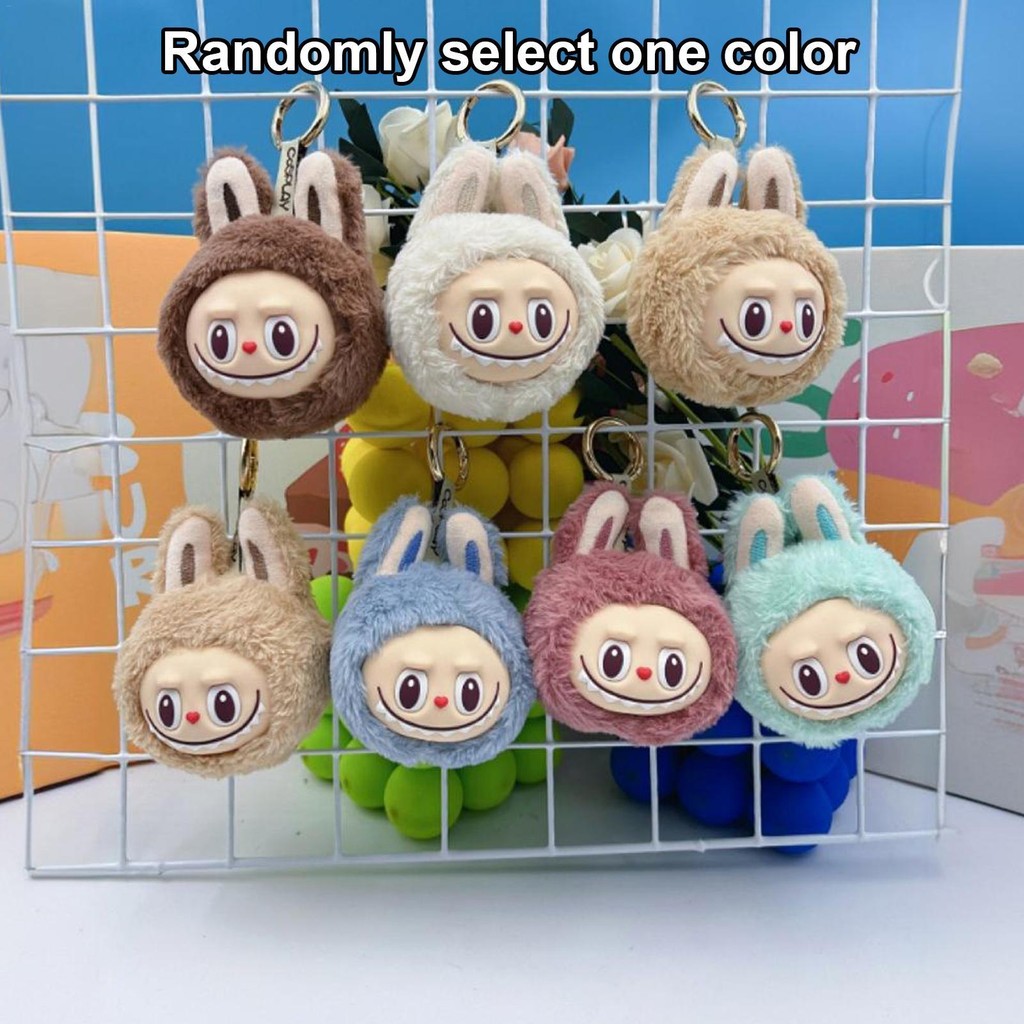Popmart Labubu พวงกุญแจการ์ตูน Labubu Vinyl Face Bag จี้ | Labubu พวง ...