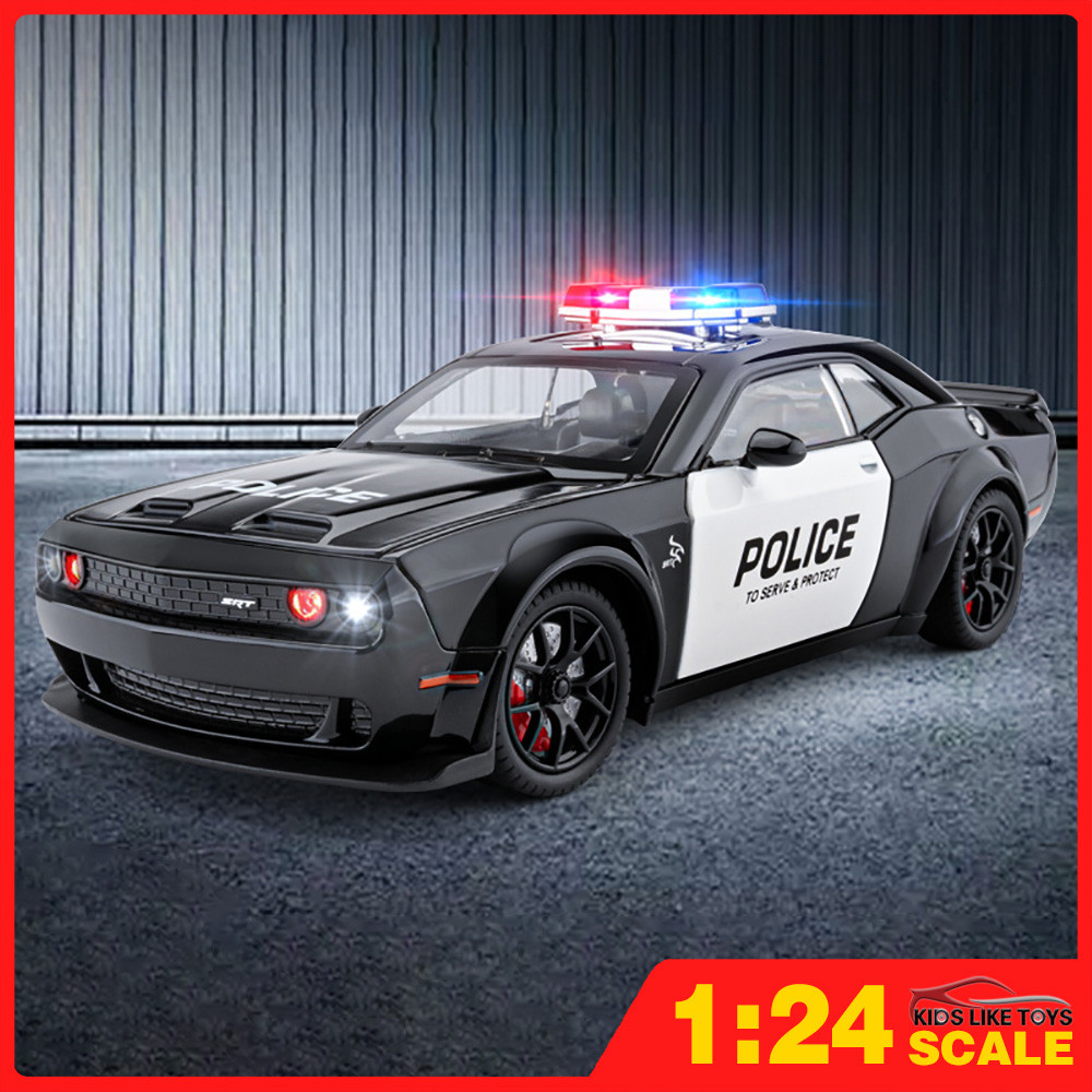Klt 1:24 HellCat รถตํารวจ Diecast รุ่นรถโลหะผสมรถของเล่นคอลเลกชัน ...