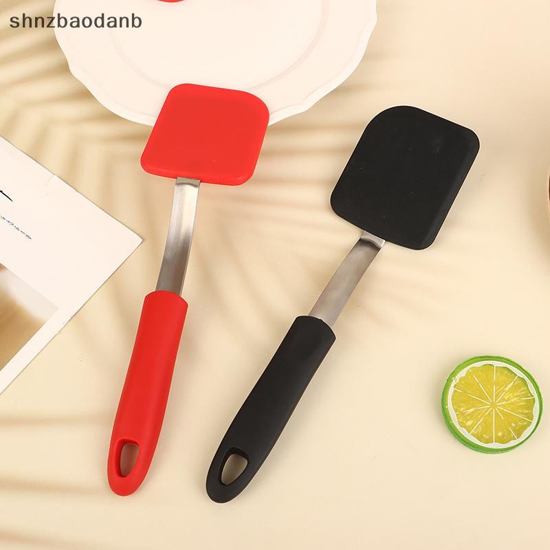 [shnzbaodanb] 1 PC ไม้พายซิลิโคนไม้พายเค้ก Non-Stick Pan ไม้พาย DIY ไข่เจียวสเต็กไม้พายขนาดเล็ก ...