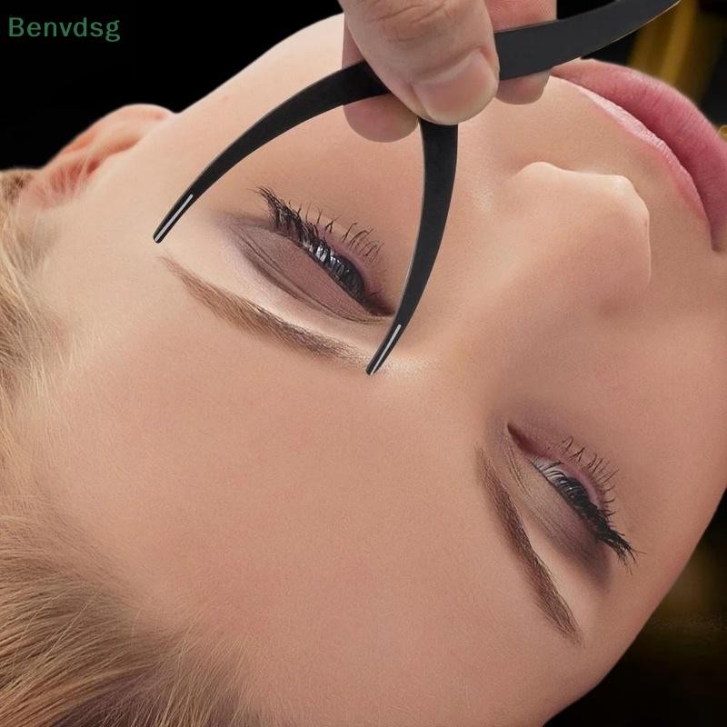 [Benvdsg-t] 1 ชิ้น ck Gold Silver Proportional ไม้บรรทัดสแตนเลส Eyebrow Stencils Golden Ratio ...