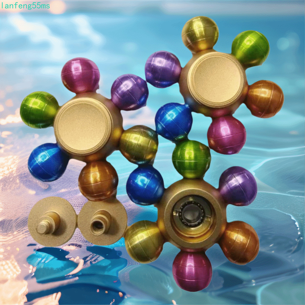 LANFENG Hand Spinner Gearwheel, Rotator Design Spinning Top Fingertip Gyro Mechanical, Creative ...