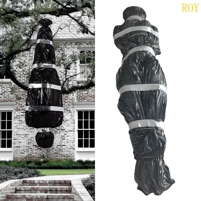 ROY ฮาโลวีน Dead Body Props ฮาโลวีนตกแต่งกลางแจ้งปลอม Corpse ในถุง ...